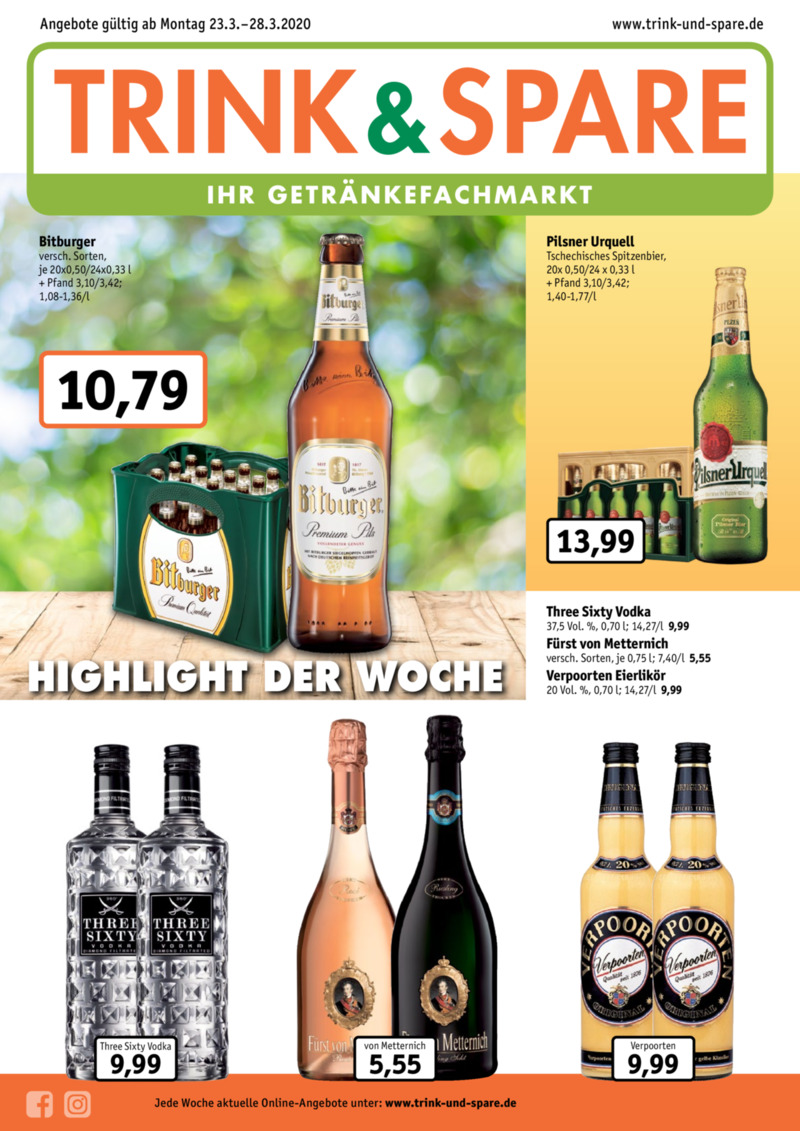Alle Trink & Spare Prospekte online finden!