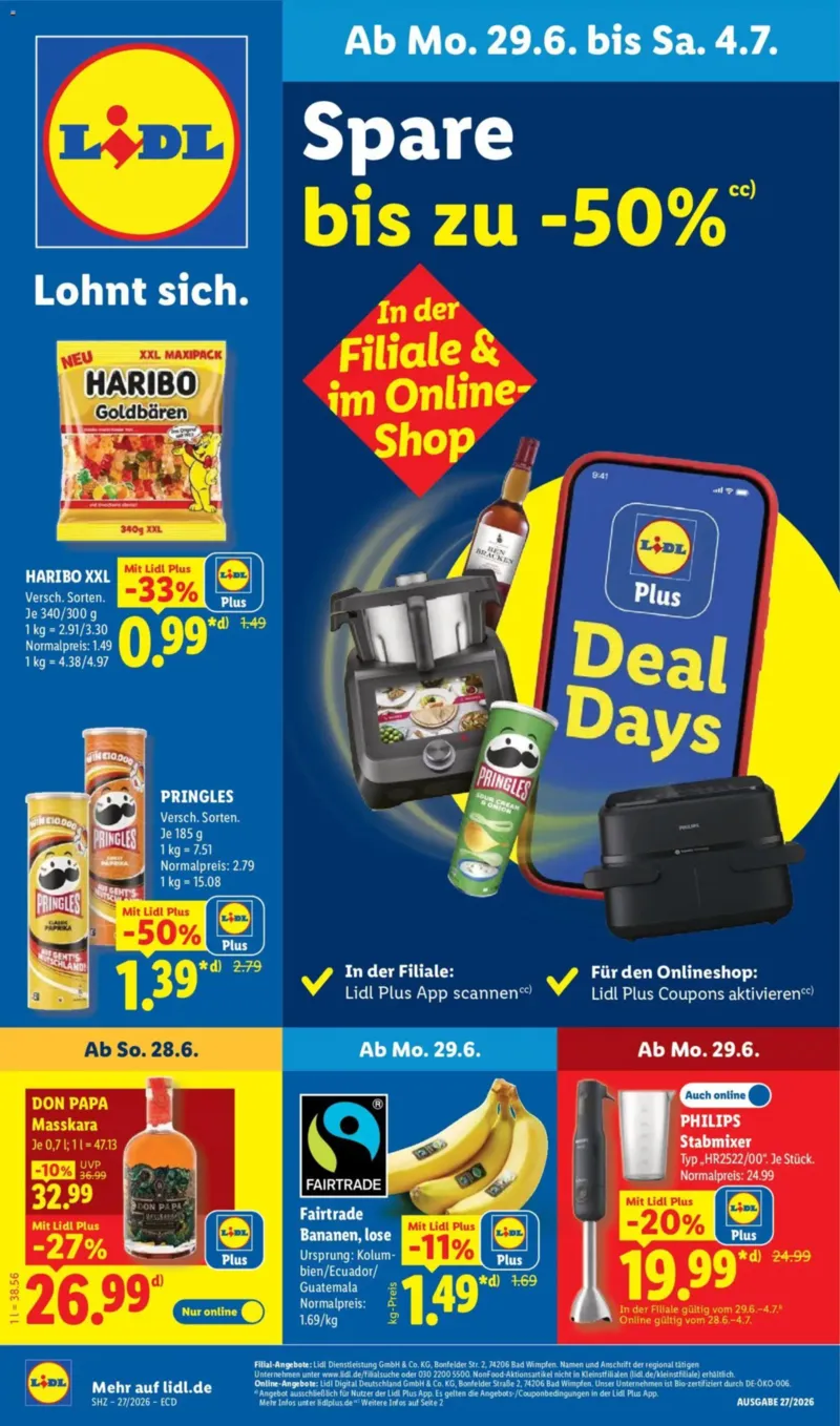 Lidl Prospekt nächste Woche: Vorschau auf neue Angebote