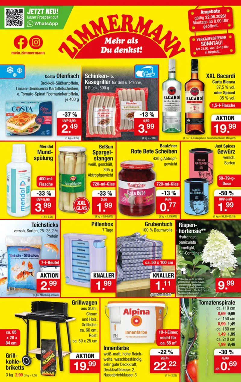 Zimmermann Prospekt nächste Woche: Vorschau auf neue Angebote