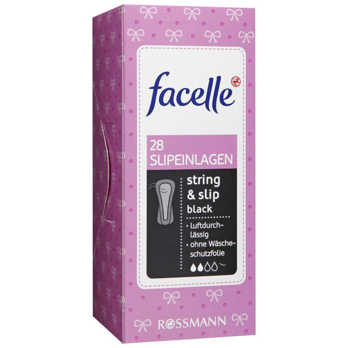 Facelle Slipeinlagen String And Slip Black Von Rossmann Für 129 € Ansehen