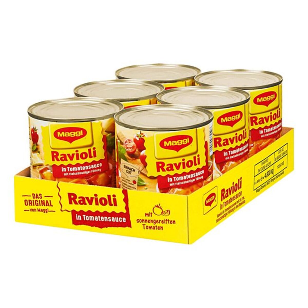 Maggi Ravioli in Tomatensauce 800 g, 6er Pack von Netto Marken-Discount ...