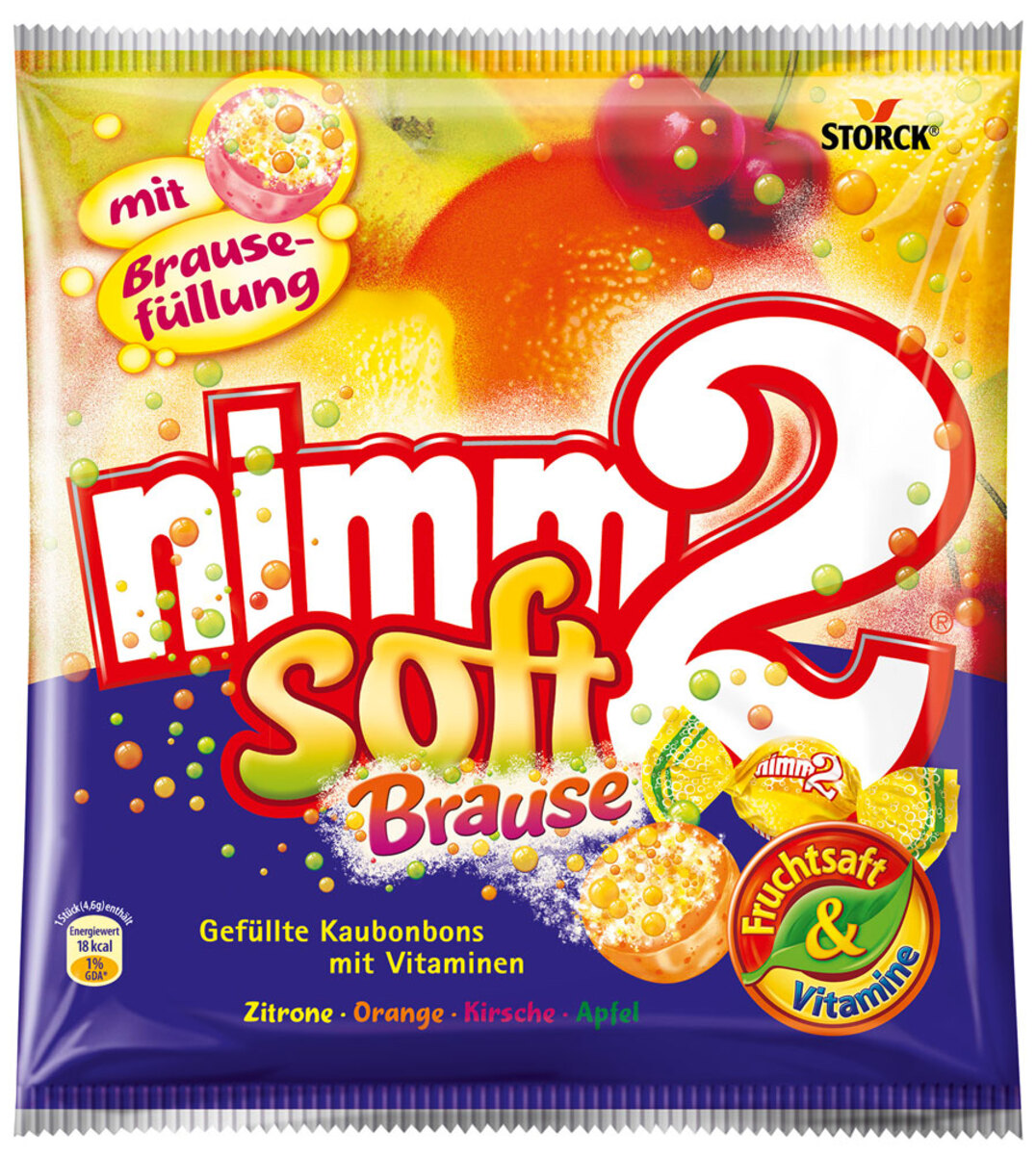 nimm2 Fruchtkaubonbons Soft Brause 195 g von Edeka24 für 1,79 € ansehen!