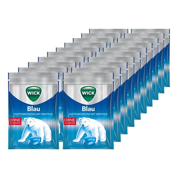 Wick Blau Menthol Hustenbonbons 72 g, 20er Pack von Netto Marken ...
