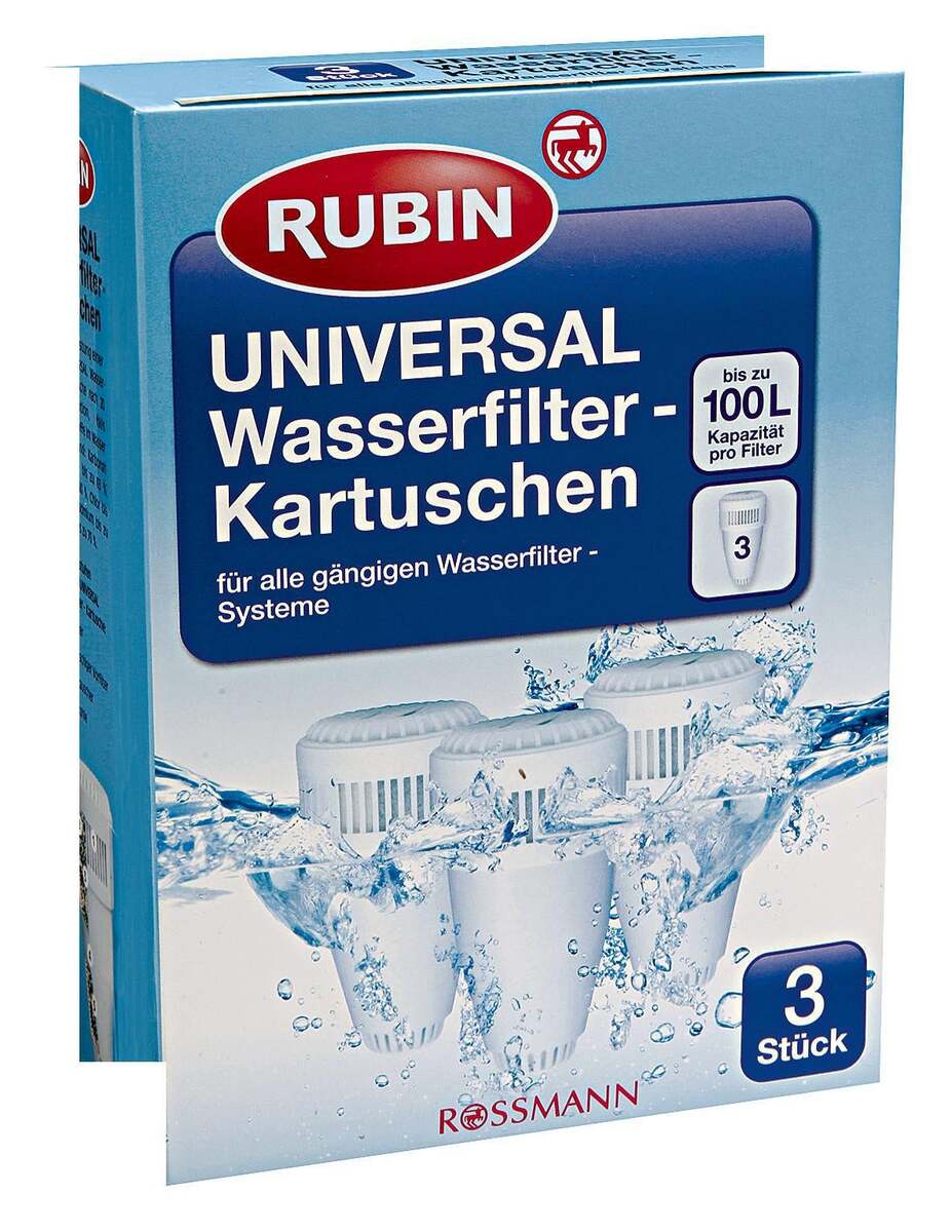 Rubin Universal Wasserfilter - Kartuschen von ROSSMANN für 5,99 € ansehen!