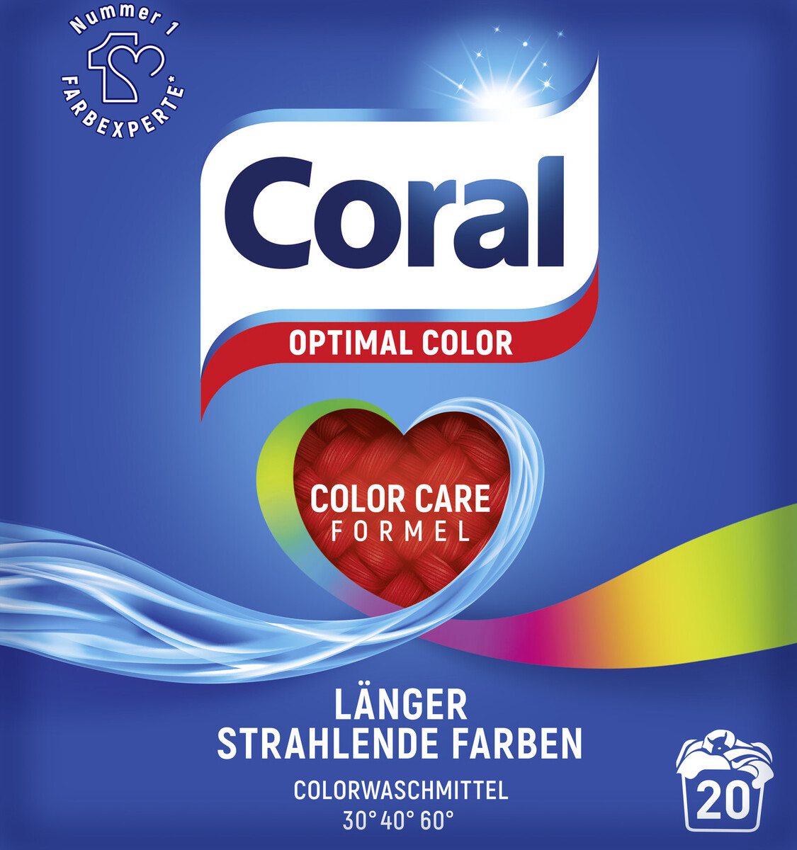 Coral Optimal Color Waschpulver 1,4KG 20WL von Edeka24 ansehen!