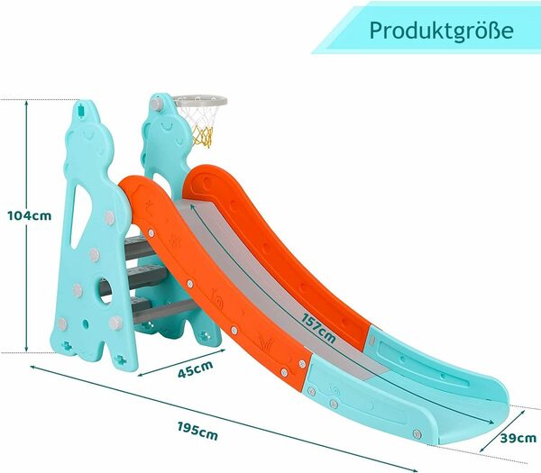 Bamny Rutsche »Kinderrutsche, Kinder Rutsche Indoor & Outdoor, Kinder ...