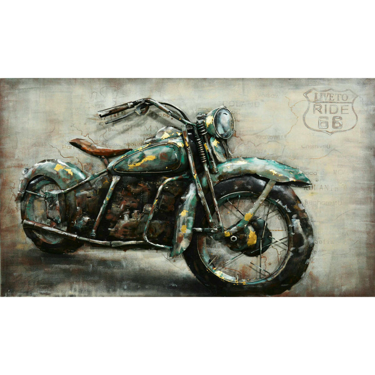 Monee METALLBILD Grau Gold Olivgrün von XXXLutz ansehen!