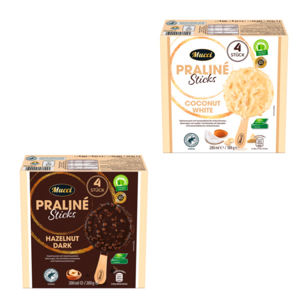 MUCCI Praliné-Sticks von ALDI Nord ansehen!