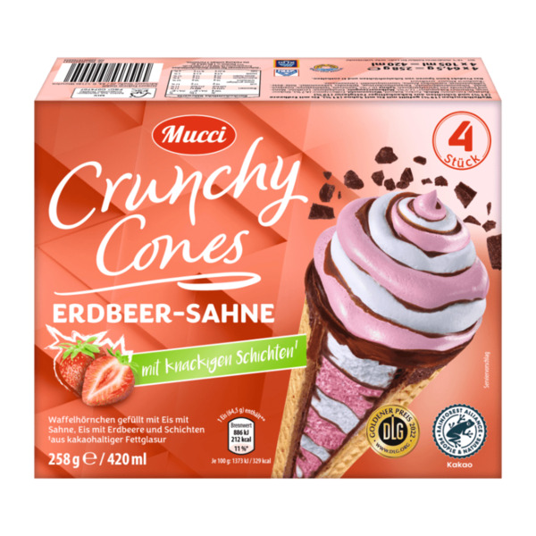 MUCCI Crunchy Cones von ALDI Nord ansehen!