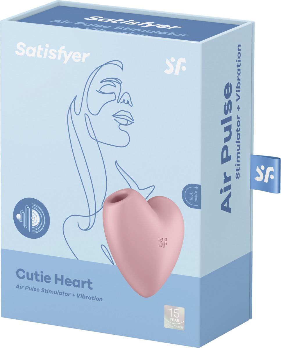 Eis De Satisfyer Cutie Heart Air Pulse Stimulator Vibration Von