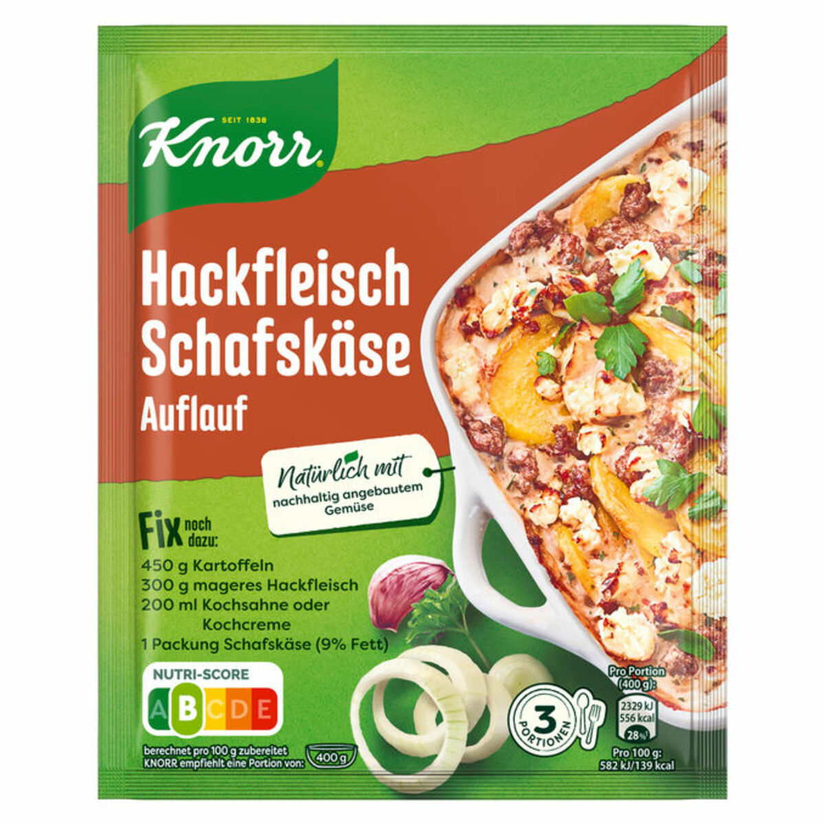 Knorr 5 x Fix Hackfleisch Schafkäse-Auflauf von Motatos ansehen!