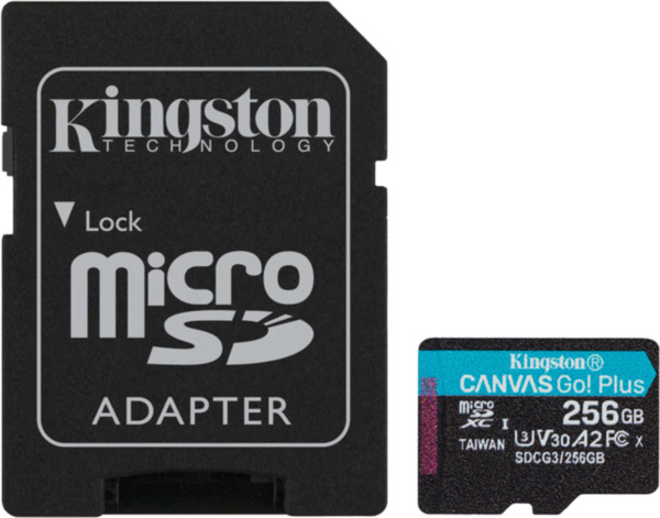Kingston Canvas Go Plus 256 GB microSDXC + SD-Adapter ansehen!