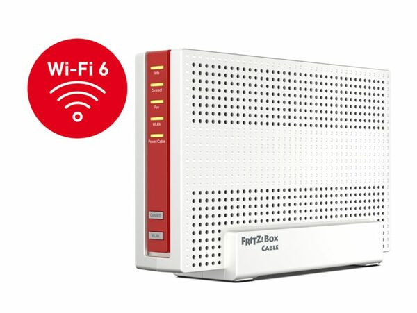 AVM FRITZ!Box 6690, Router mit Kabel-Modem, Wi-Fi 6, 4x Gbit-LAN, DECT ...