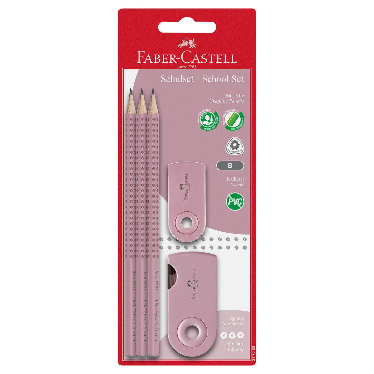 Faber Castell Bleistift-Set groß rose im Angebot – Aktuelle Preise ...