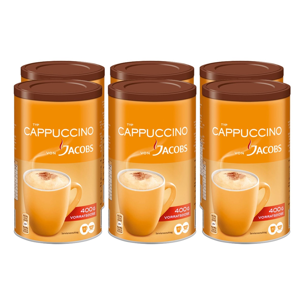 Jacobs Cappuccino 400 g, 6er Pack von Netto Marken-Discount ansehen!