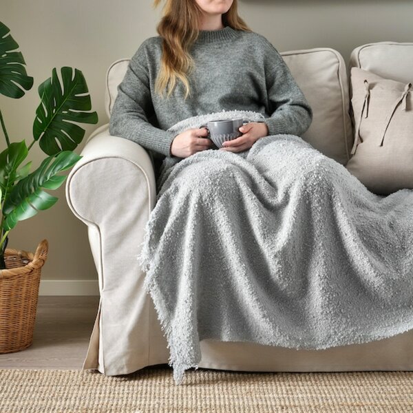 SANDBRODD Plaid, graublau von IKEA ansehen!