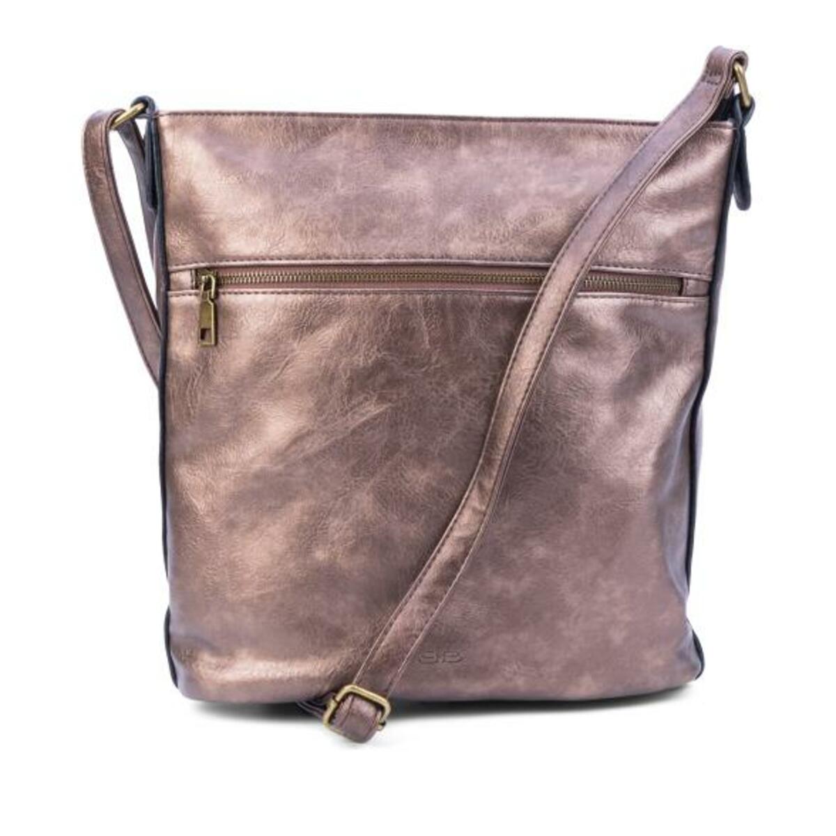 BERNARDO BOSSI Umhängetasche bronze ansehen!