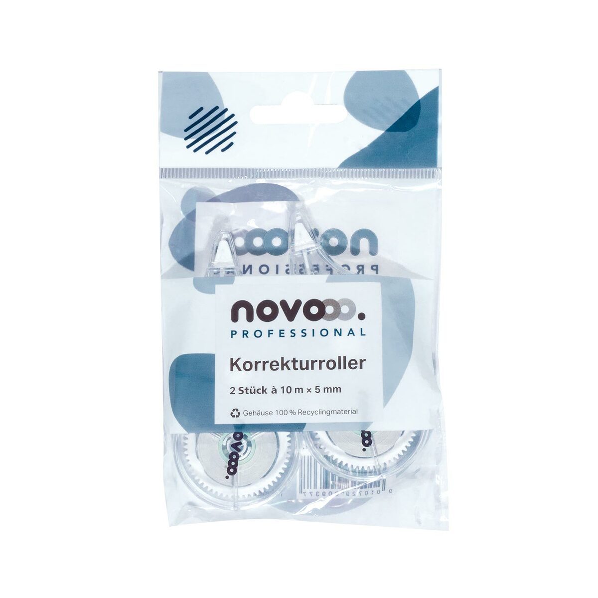 novooo Korrekturroller 2 Stück transparent 10 m x 5 mm ansehen!