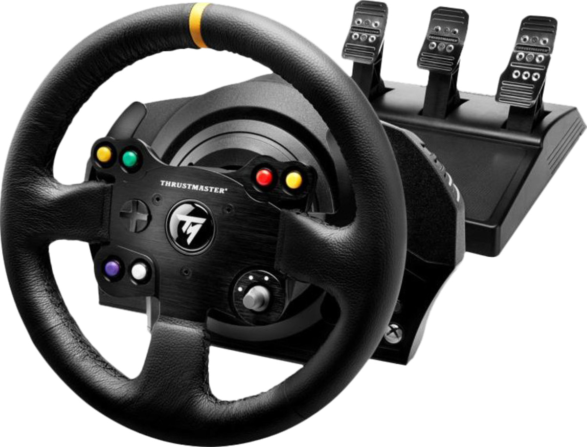 Thrustmaster TX Racing Wheel Leather Edition Xbox One & PC ansehen!