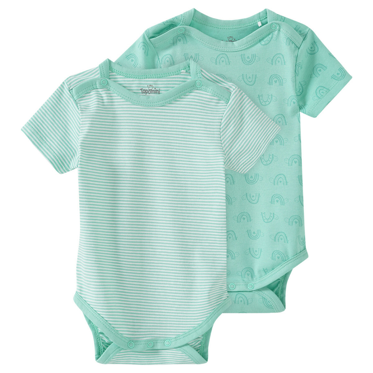 2 Baby Kurzarmbodys mit Schildkröten von Ernstings Family ansehen!