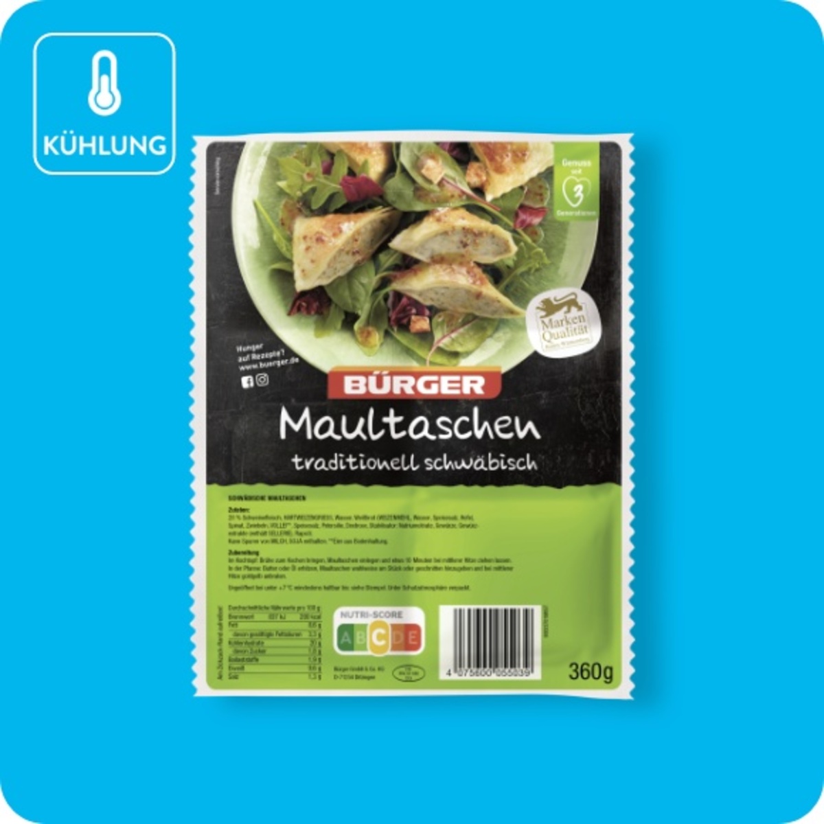 Maultaschen von ALDI SÜD ansehen!