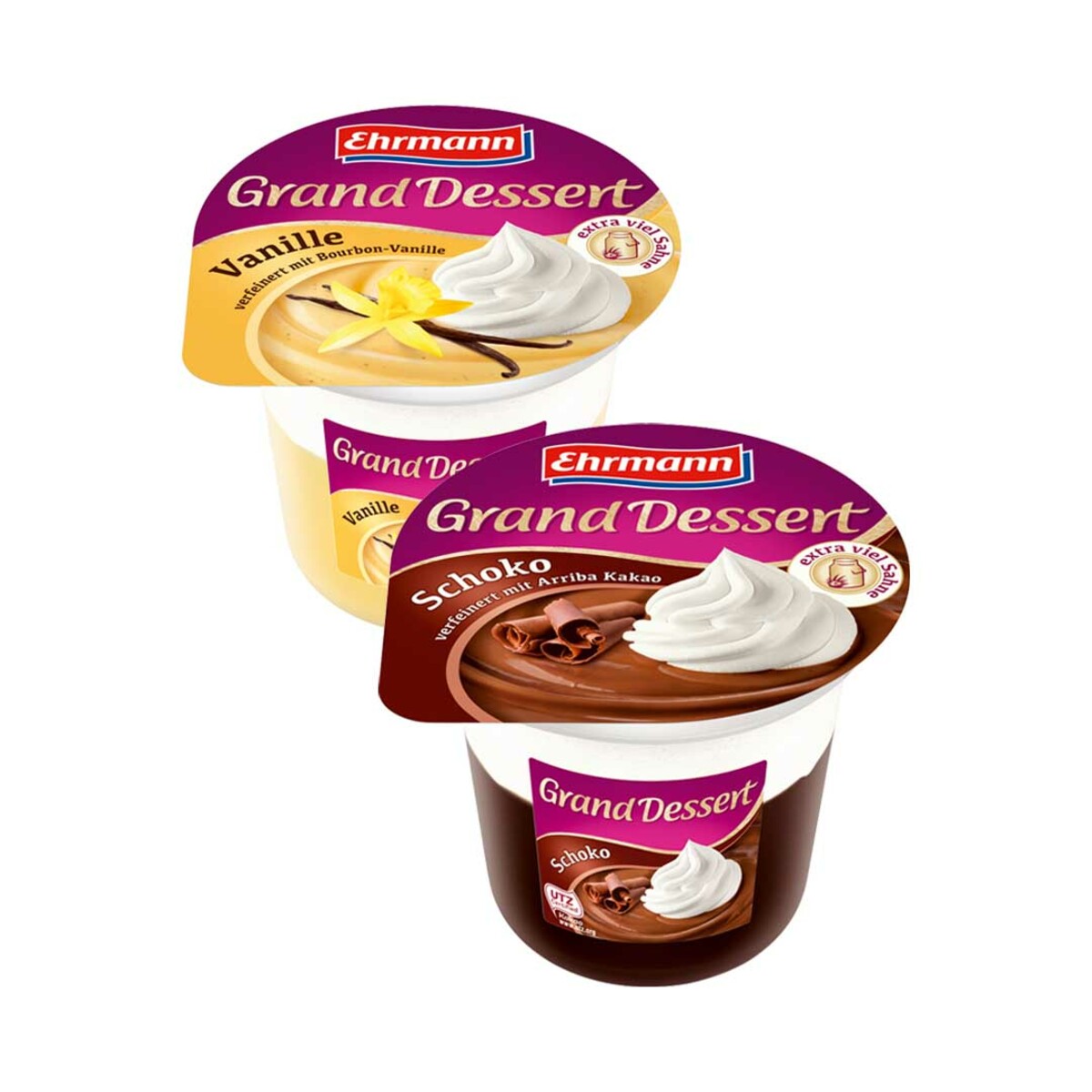 EHRMANN GRAND DESSERT versch. Sorten, je 190-g-Becher ansehen!