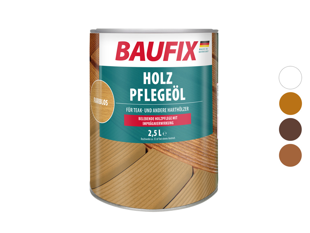 BAUFIX Holz-Pflegeöl, 2,5 Liter von Lidl ansehen!
