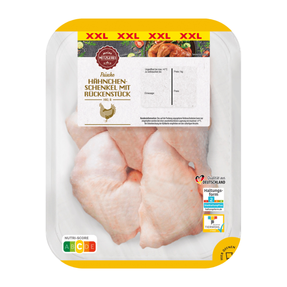MEINE METZGEREI Hähnchenschenkel mit Rückenstück XXL von ALDI Nord ansehen!