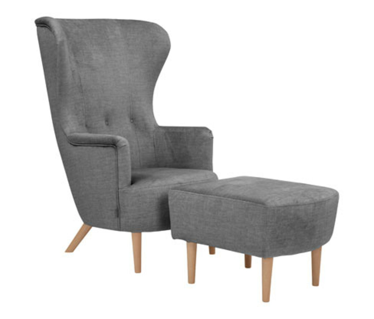 Sessel »Liana« mit Hocker, grau von Tchibo ansehen!