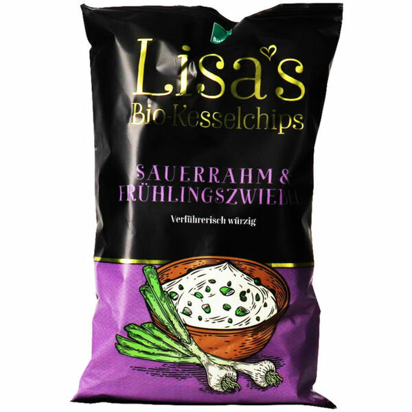 Lisa´s Kesselchips 2 x BIO Lisa's Kesselchips Sauerrahm ...