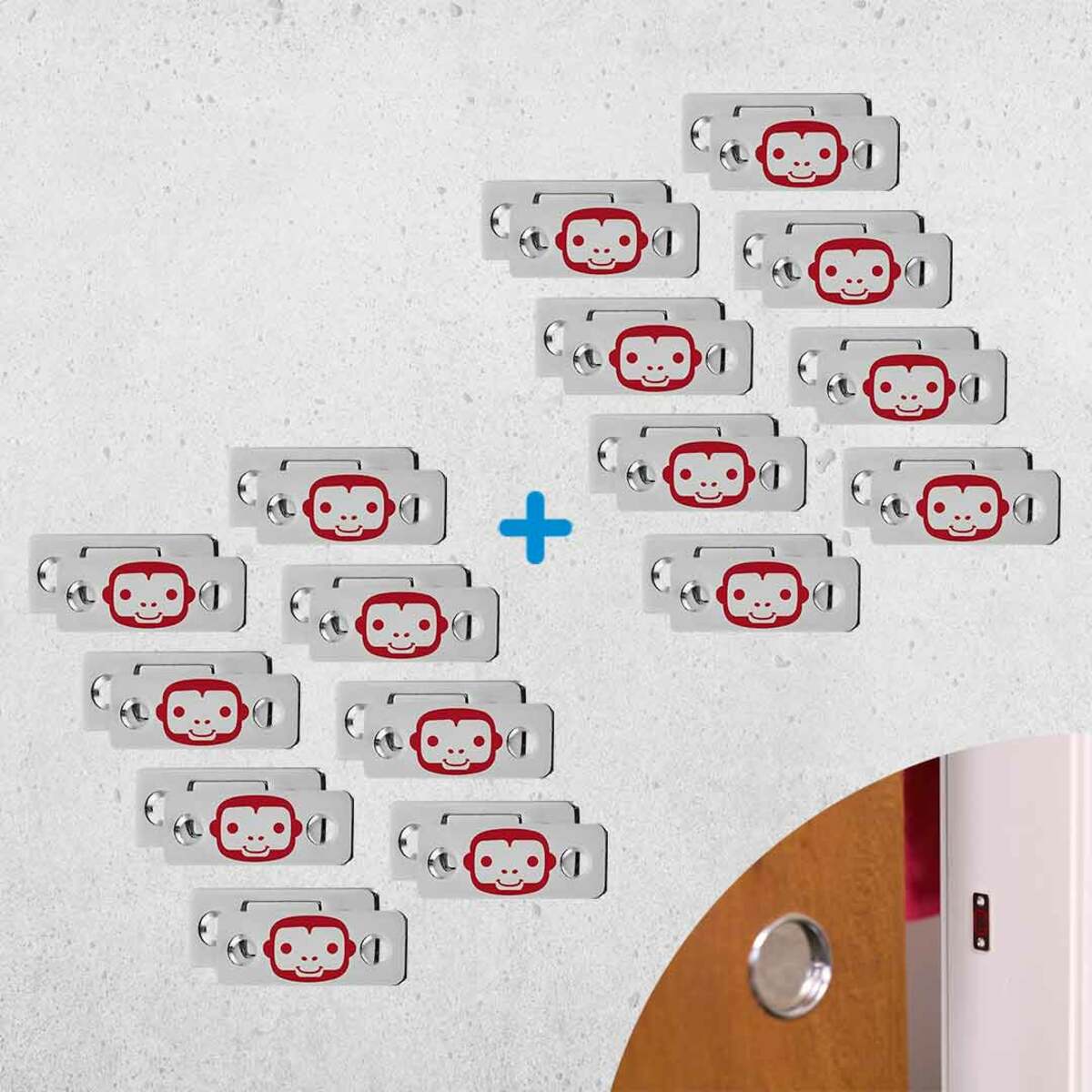 Ruby Monkey Magnets 1+1 GRATIS Verschluss-MAGNETPLATTEN ansehen!