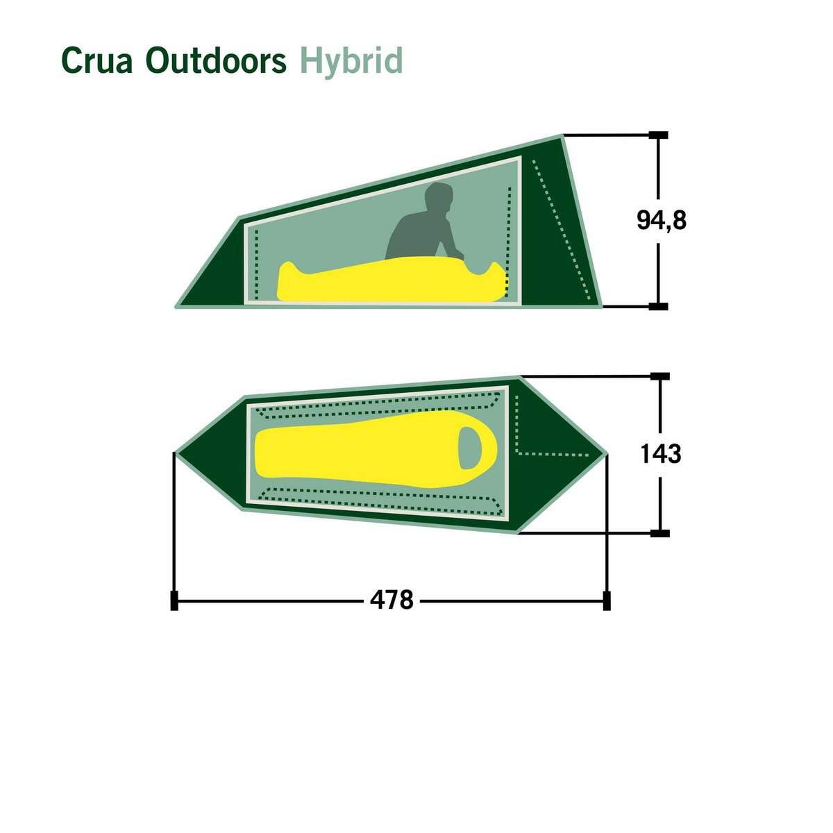 Crua Outdoors HYBRID - Einpersonenzelt im Angebot – Aktuelle Preise ...