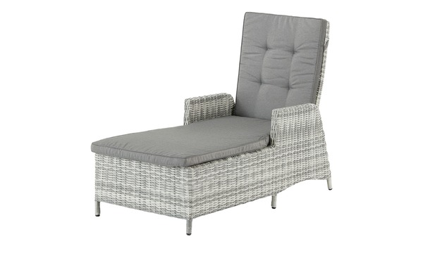 a casa mia Gartenliege Padua New grau Maße (cm): B: 67,5 H: 106 Garten ...