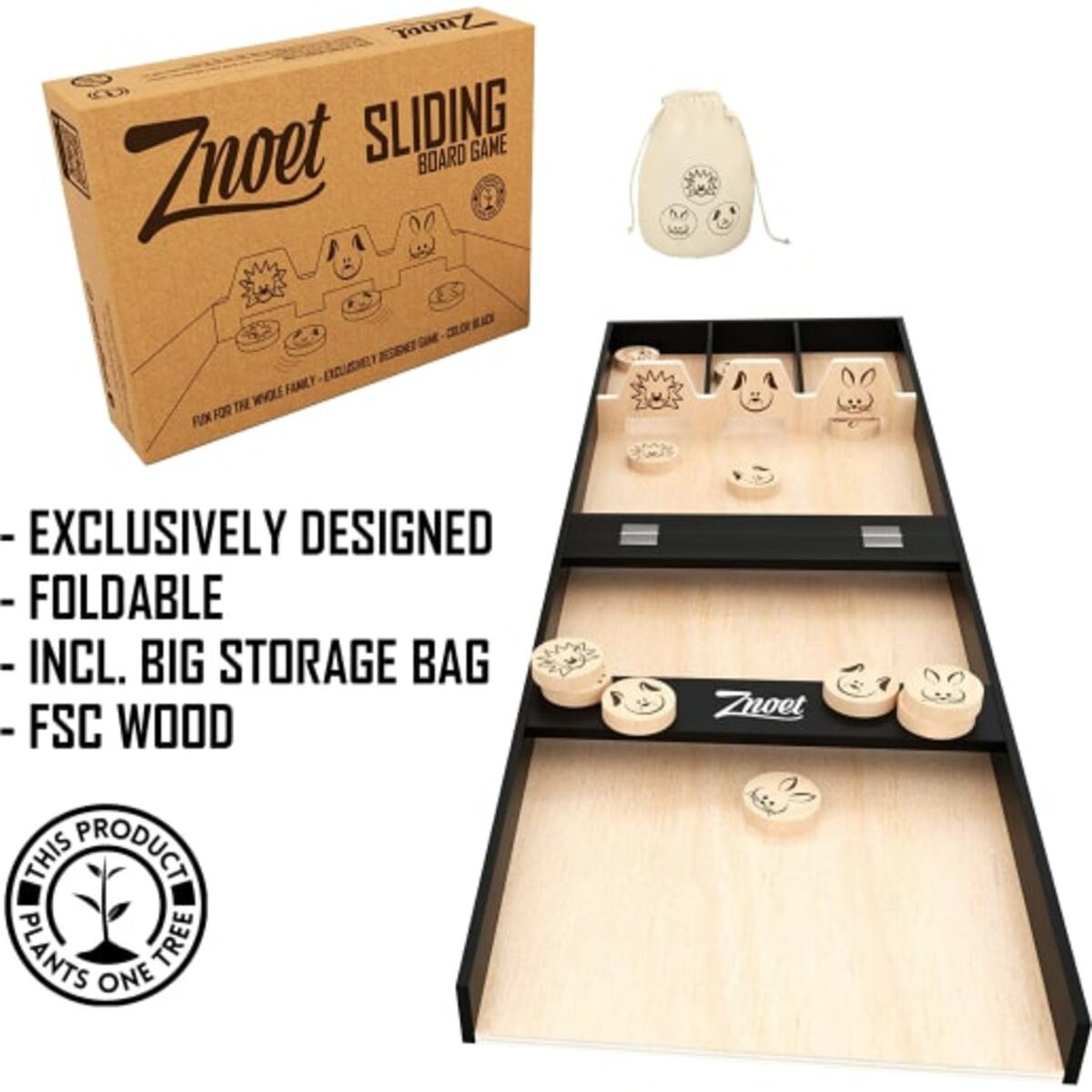 Znoet Kinder Shuffleboard Sliding Board Game ansehen!