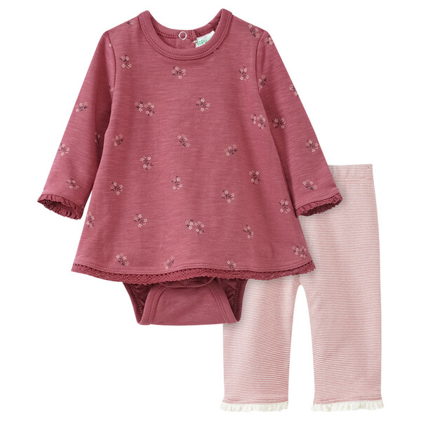 Baby Bodykleid und Hose im Set von Ernstings Family ansehen!