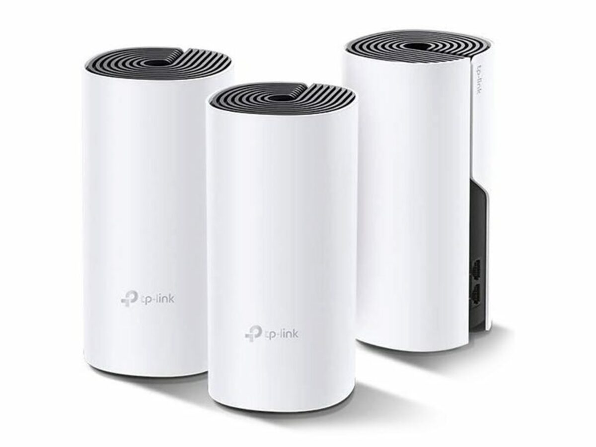 TP-Link Deco P9, Powerline-Mesh-WLAN Set (AC1200 + AV1000), 3er-Pack ...