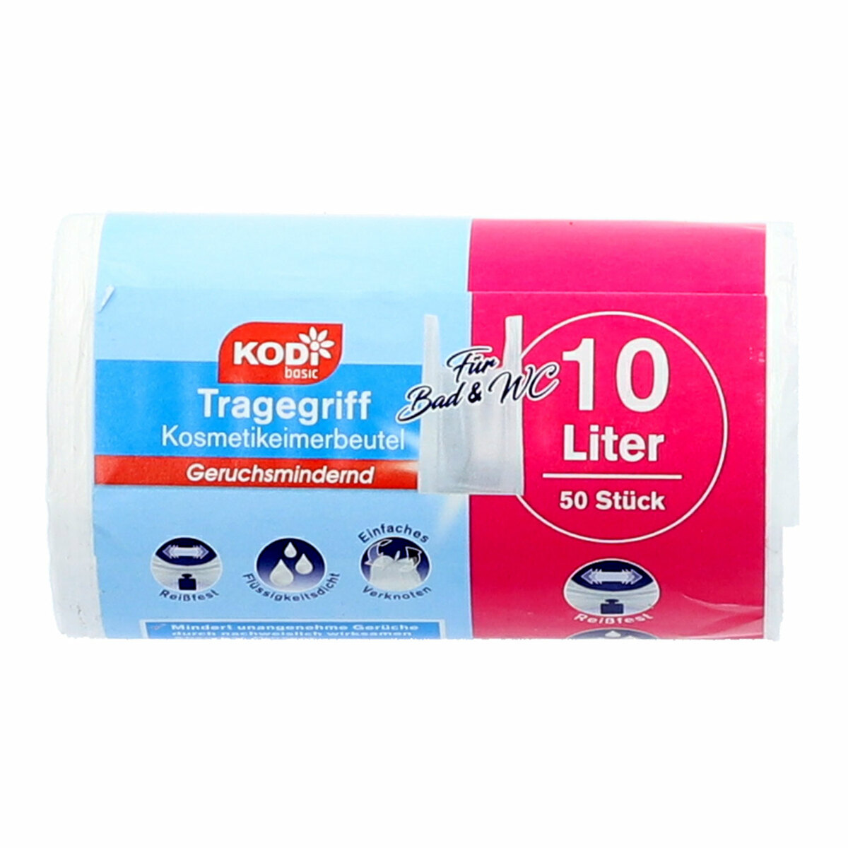 KODi Basic Kosmetikeimerbeutel 10L mit Griff 50 Stück im Angebot ...