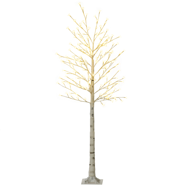 HOMCOM LED Baum, Lichterbaum, Kirschbaum mit 180 LEDs, 3 ...