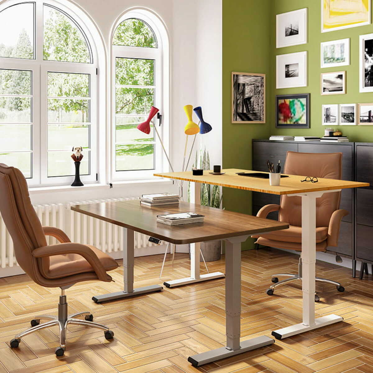 FlexiSpot Elektrisch Verstellbares Tischgestell ED5 in Grau von ...