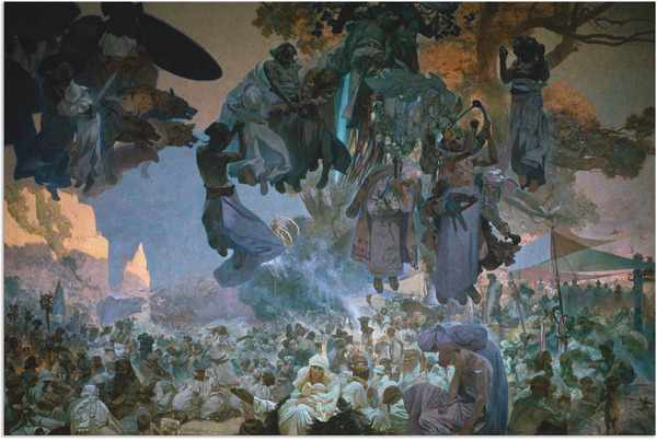 Artland Wandbild "Das slawische Epos: Fest Swantewit", historische ...