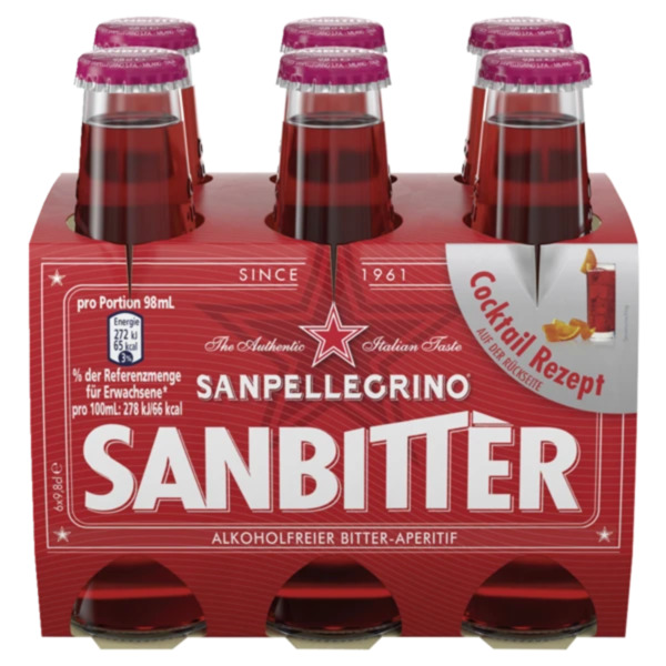 Sanbitter alkoholfreies Bittergetränk von HIT ansehen!