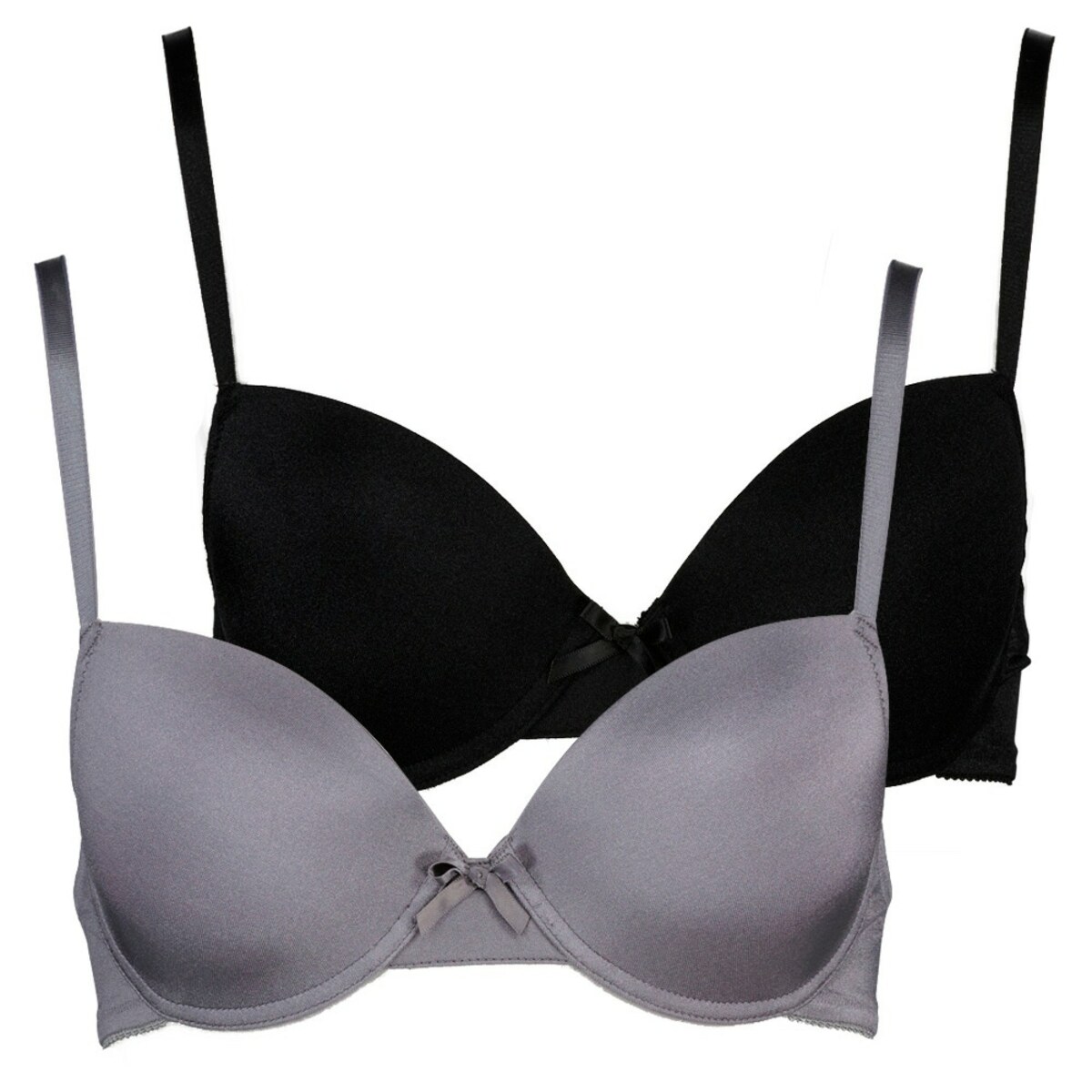 Damen Contour-BH D-E, Grau/Schwarz, 80D von Zeeman ansehen!