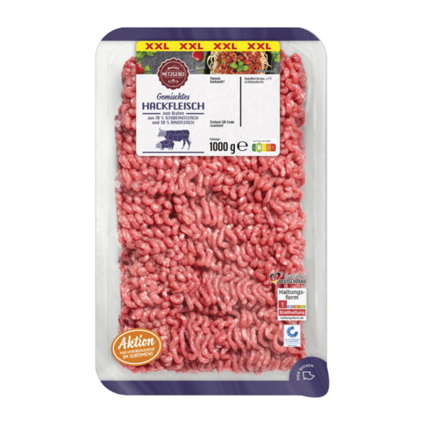 MEINE METZGEREI Gemischtes Hackfleisch XXL von ALDI Nord ansehen!