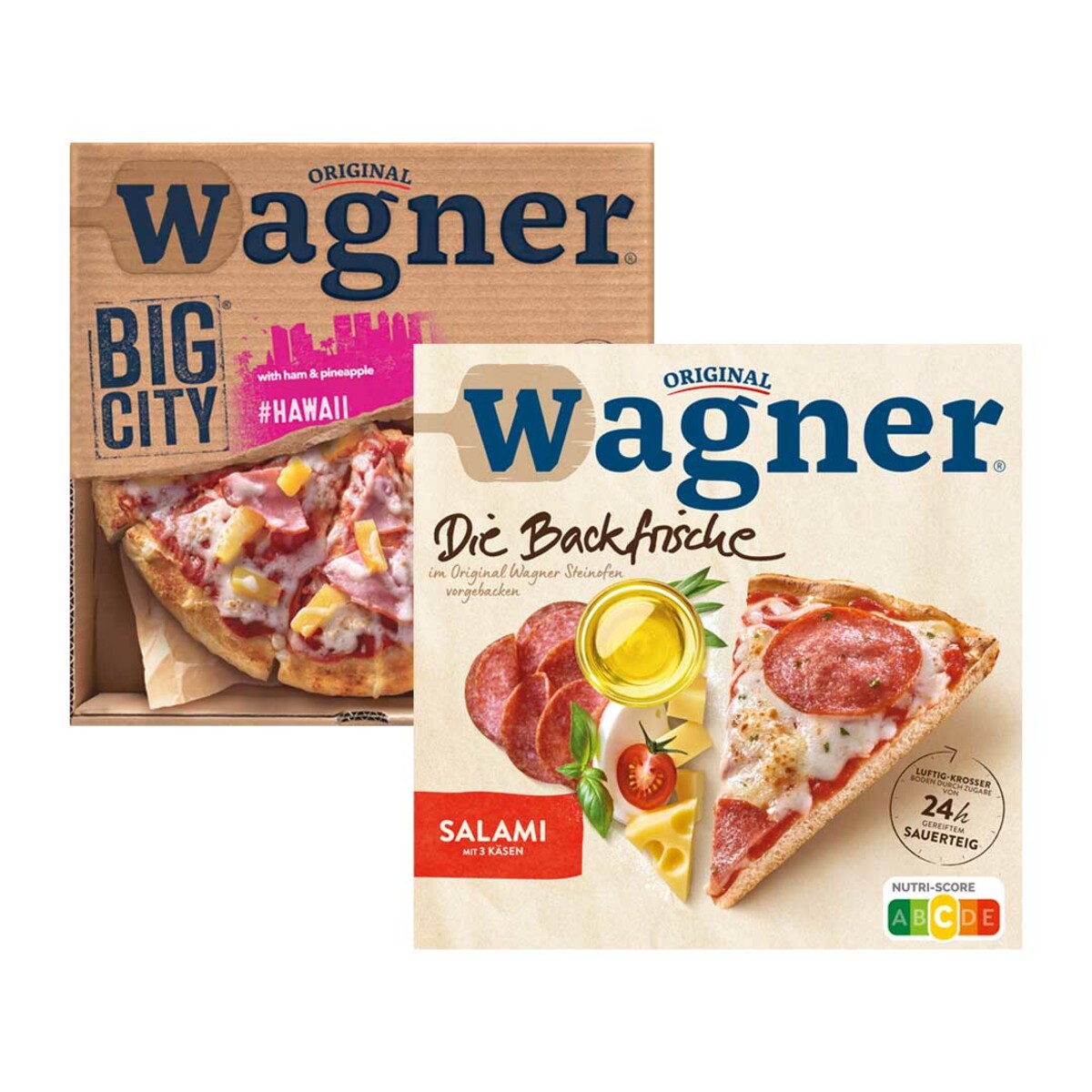 ORIGINAL WAGNER DIE BACKFRISCHE, BIG CITY PIZZA oder PICCOLINIS versch ...