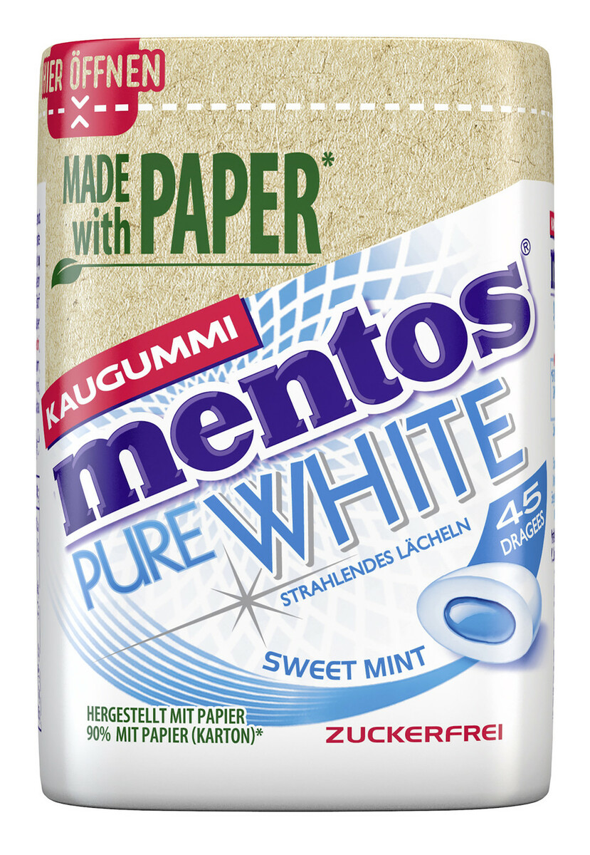 Mentos Pure White Sweet Mint 90G von Edeka24 für 3,69 € ansehen!