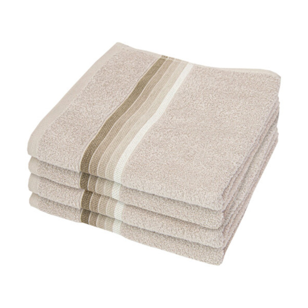 Handtuch, 2 x 2er Pack, beige im ALDI Onlineshop ansehen!