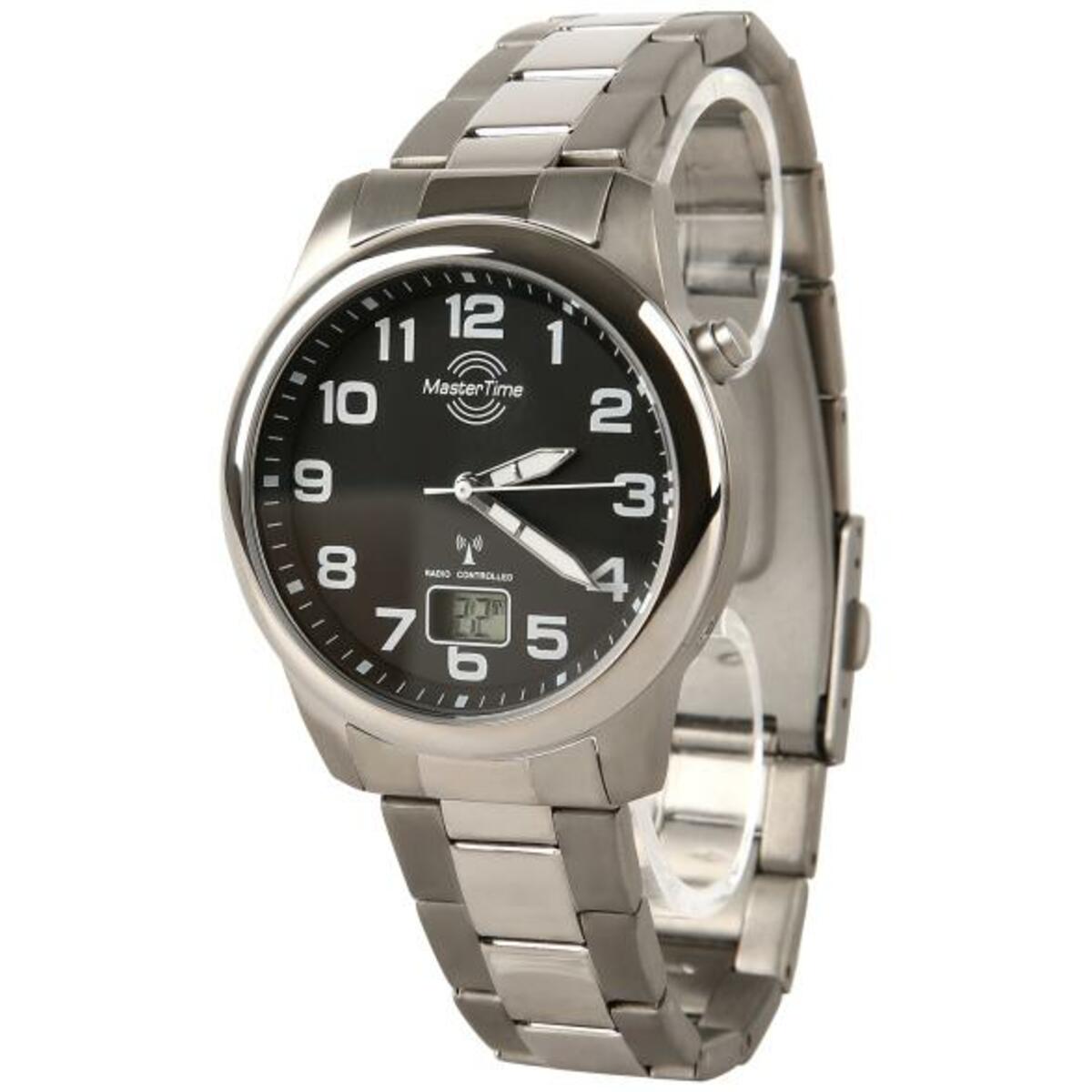 Unisex Uhr Master Time Titan-Funkuhr, Titanband ansehen!