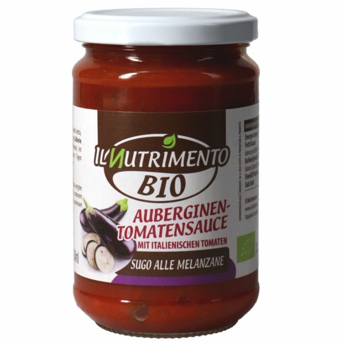 Il Nutrimento BIO Tomatensauce mit Aubergine von Motatos ansehen!