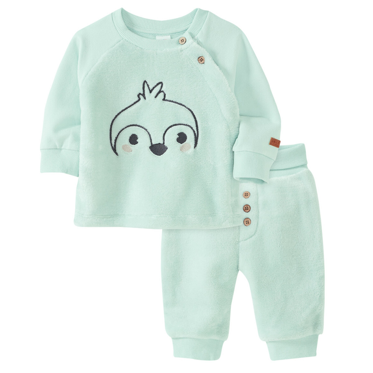 Newborn Schlafanzug aus Plüsch von Ernstings Family ansehen!