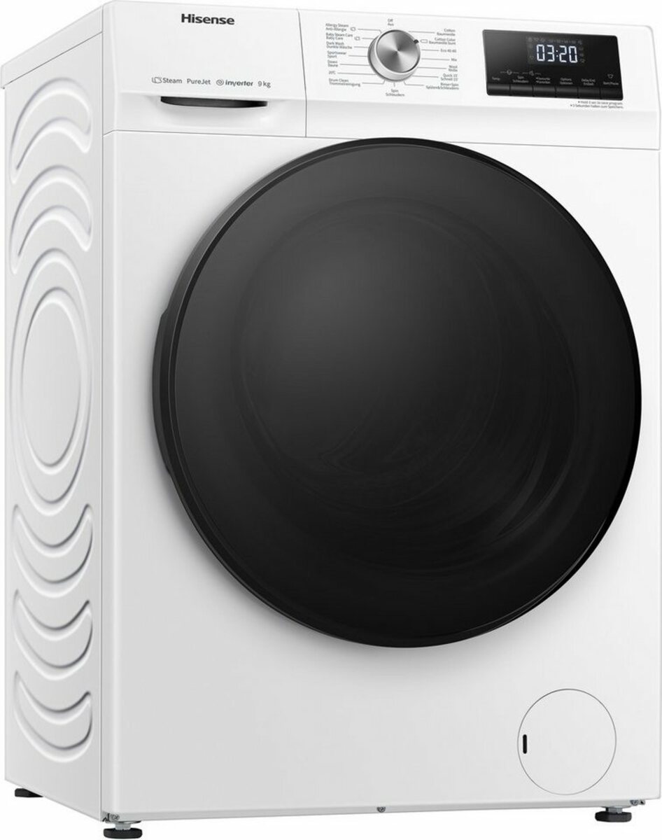 Hisense Waschmaschine WFQA9014EVJM WFQA9014EVJM, 9 kg, 1400 U/min von ...